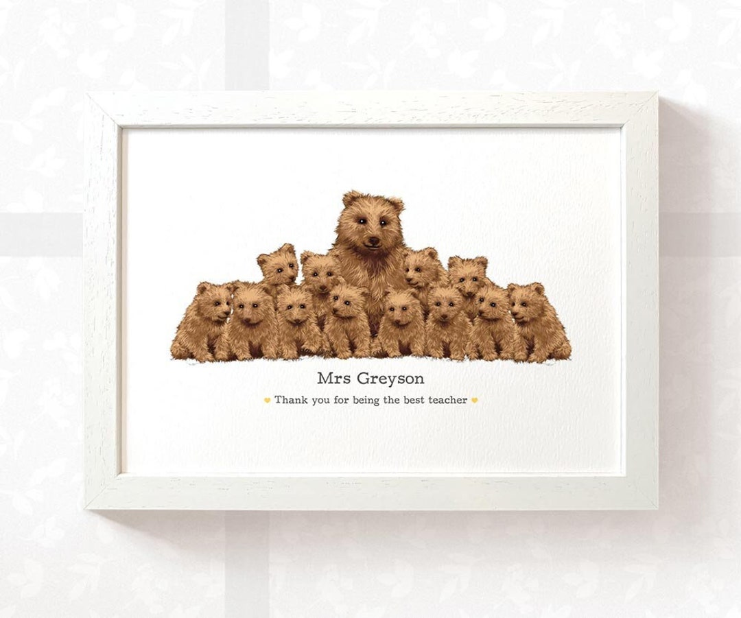 Bär Druck Ende des Begriffs Geschenke, beste Lehrer Geschenke Braunbär ...