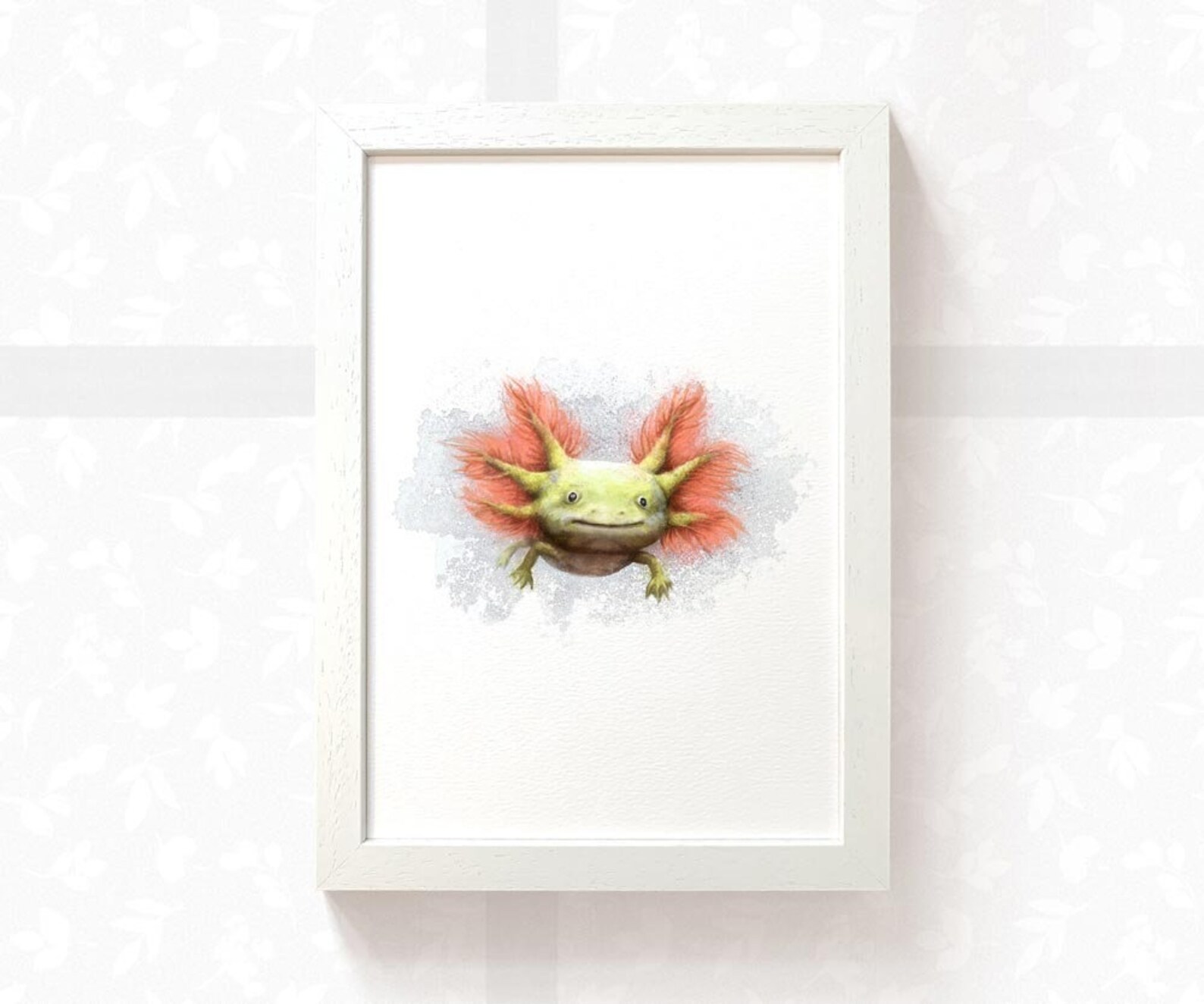 Cute Axolotl Nursery Print Axolotl Poster Axolotl Painting - Etsy