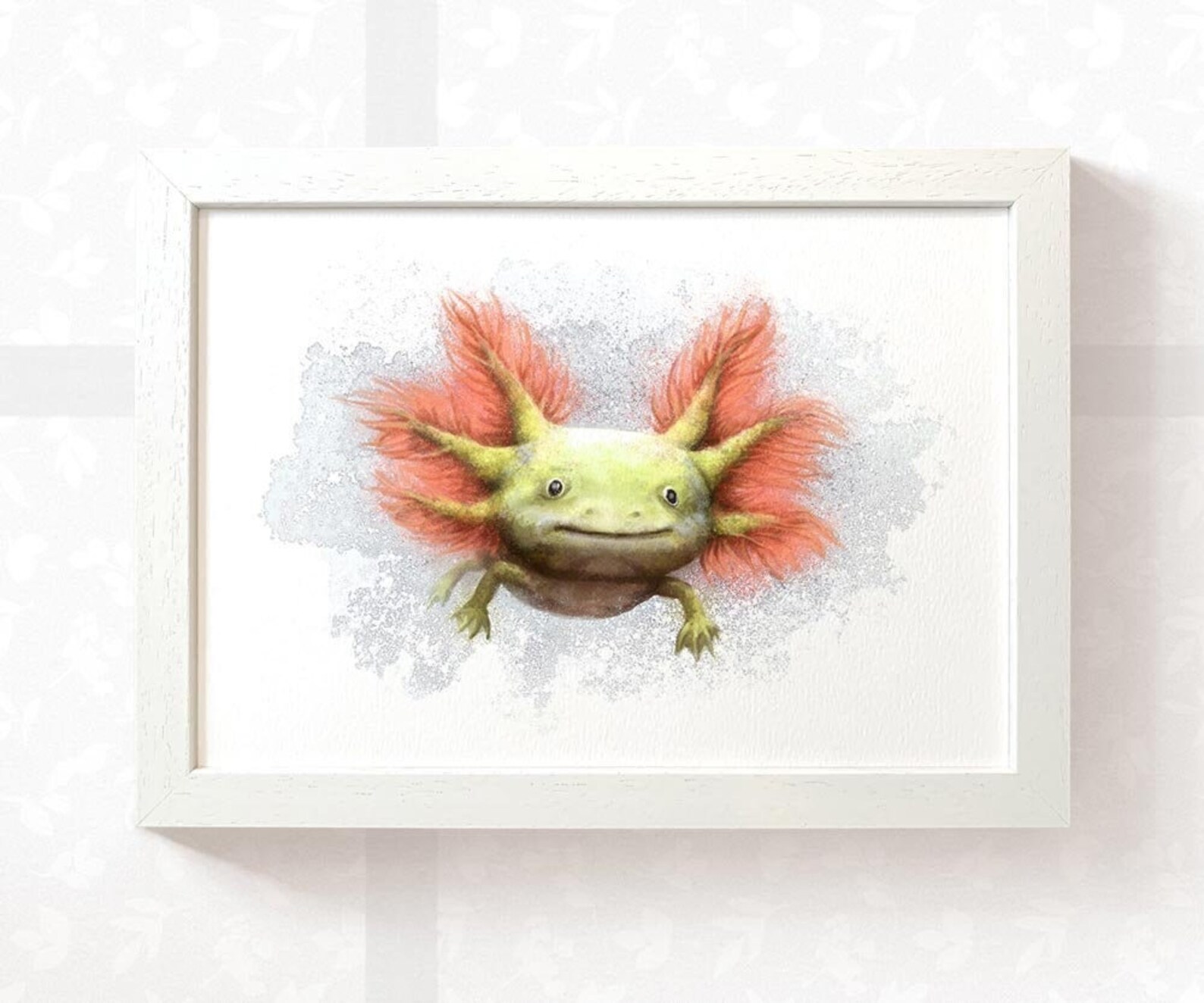 Cute Axolotl Nursery Print Axolotl Poster Axolotl Painting - Etsy