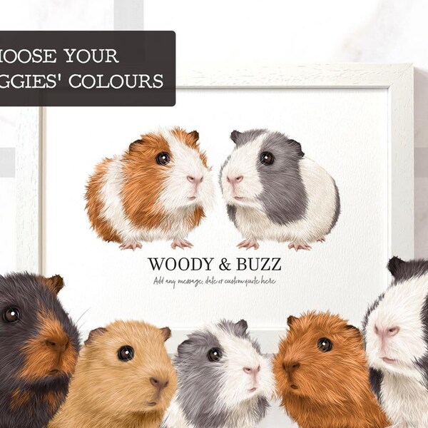 Guinea Pig Print - Etsy