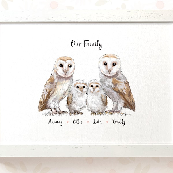 Custom Paintings Owl - Etsy UK