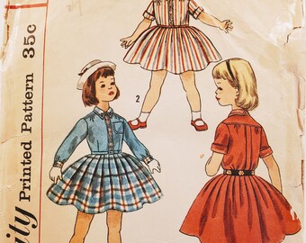 Vintage SIMPLICITY 5151 Shirt-dress Sewing Pattern - Etsy