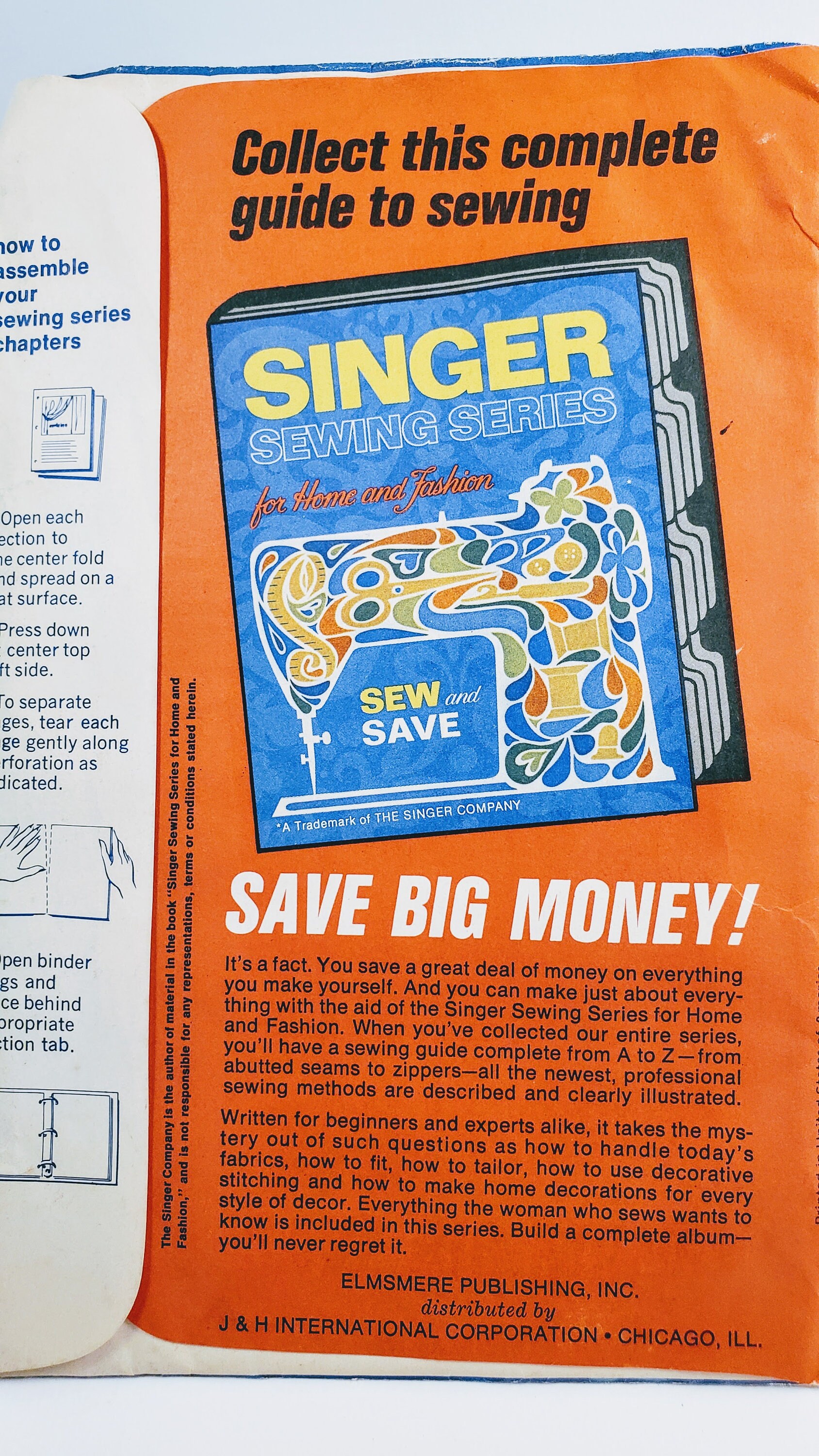 Vintage Singer Sewing Series Packet Sew and Save Series - Etsy