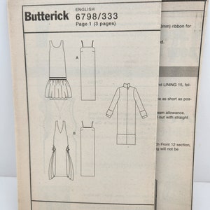 Butterick 6798 the Delineator Girls Doll Clothes for 11 1/2 Inch ...