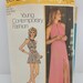 Vintage Simplicity 5372 Halter Dress and Shorts Sewing Pattern 1970s ...