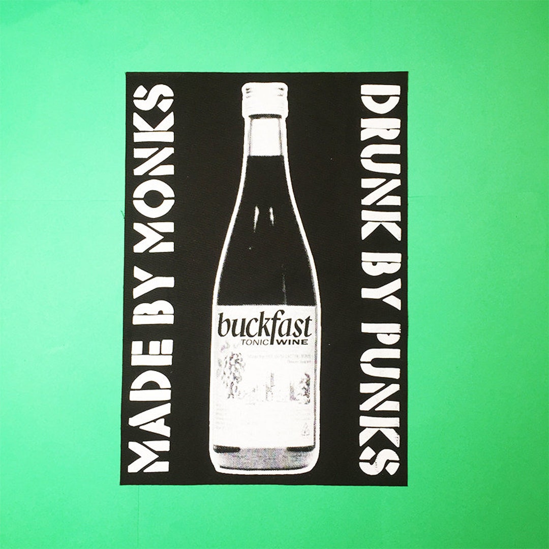 Back Patch Large Buckfast Punk Back Patch Patch for Jacket Large Patch ...