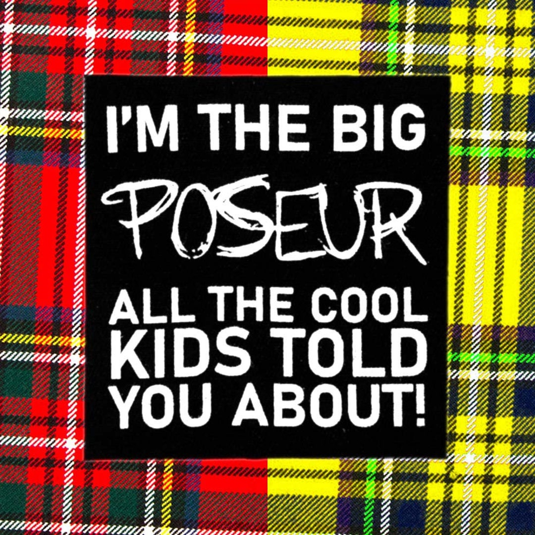 Punk Patch Poseur Patches for Jackets Battle Jacket Punk Vest - Etsy