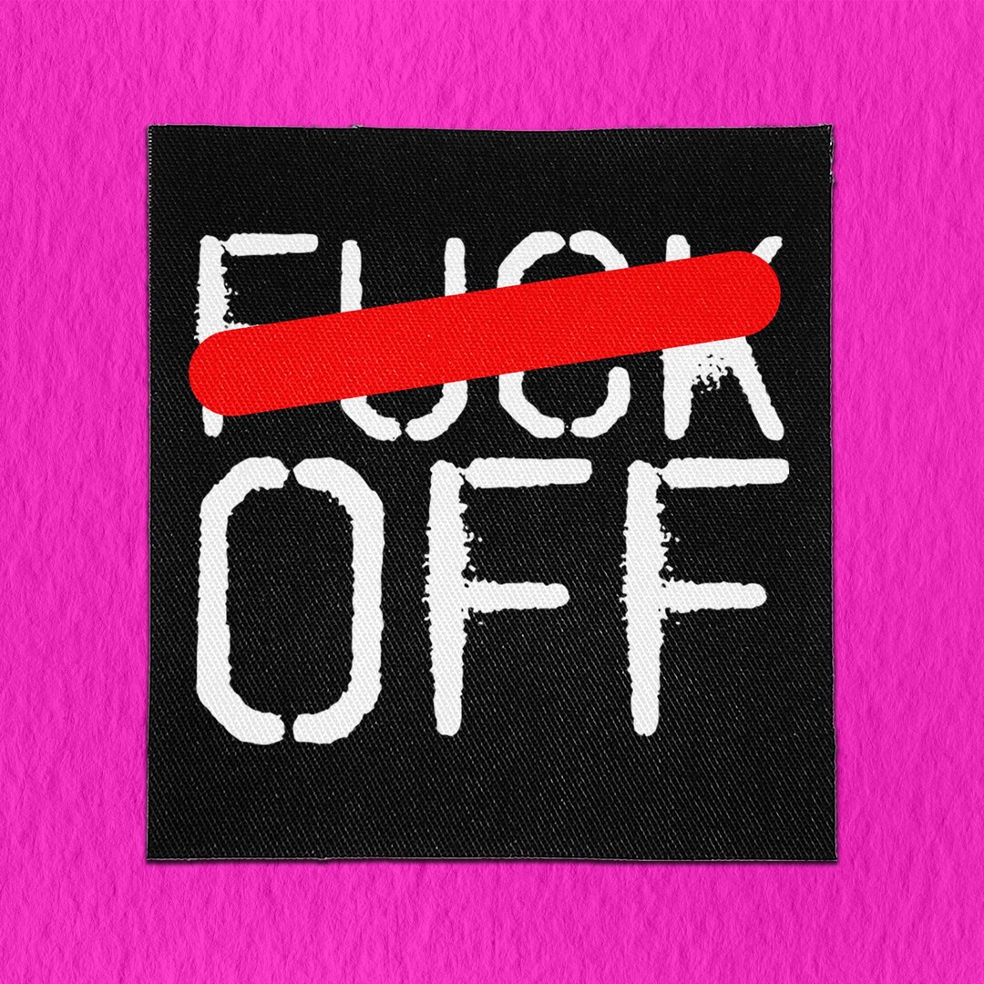 Punk Patch off Ye Fook Crust Punk Punk Vest Statement Patches - Etsy