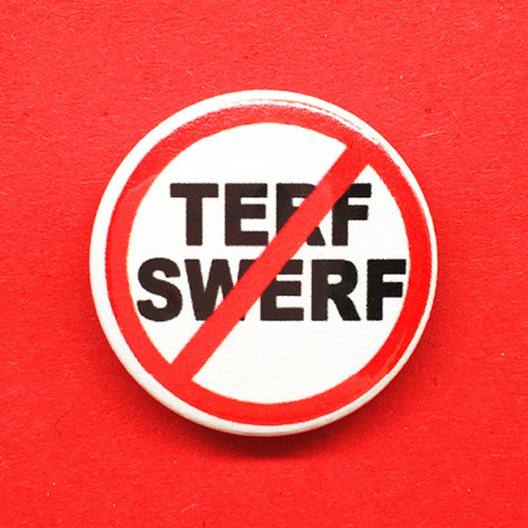 Insignia de botón anti TERF SWERF / Botones punk / Pins de izquierda ...