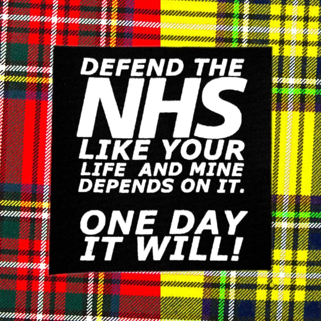 Punk Patch Defend the NHS Patches for Jackets Battle Jacket Punk Vest ...
