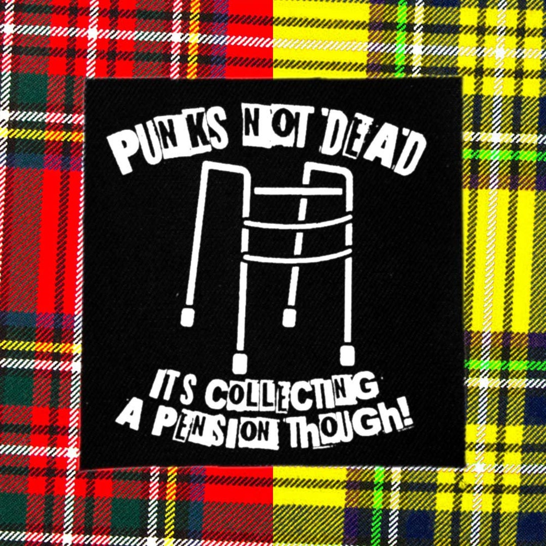 Punk Patch Punks Not Dead Patches for Jackets Battle Jacket Punk Vest ...