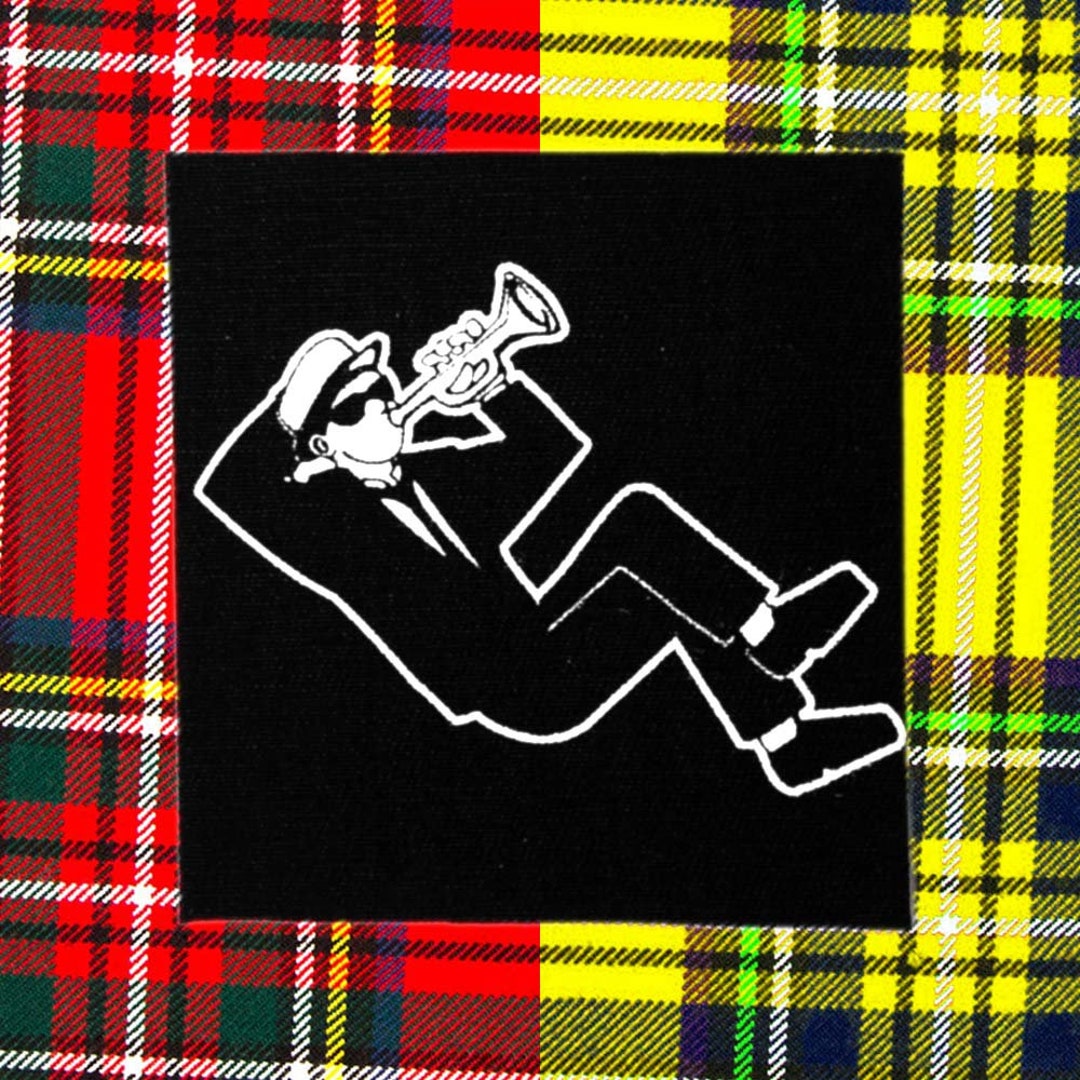 Punk Patch Ska Man Trumpet Patches for Jackets Battle Jacket Punk Vest ...