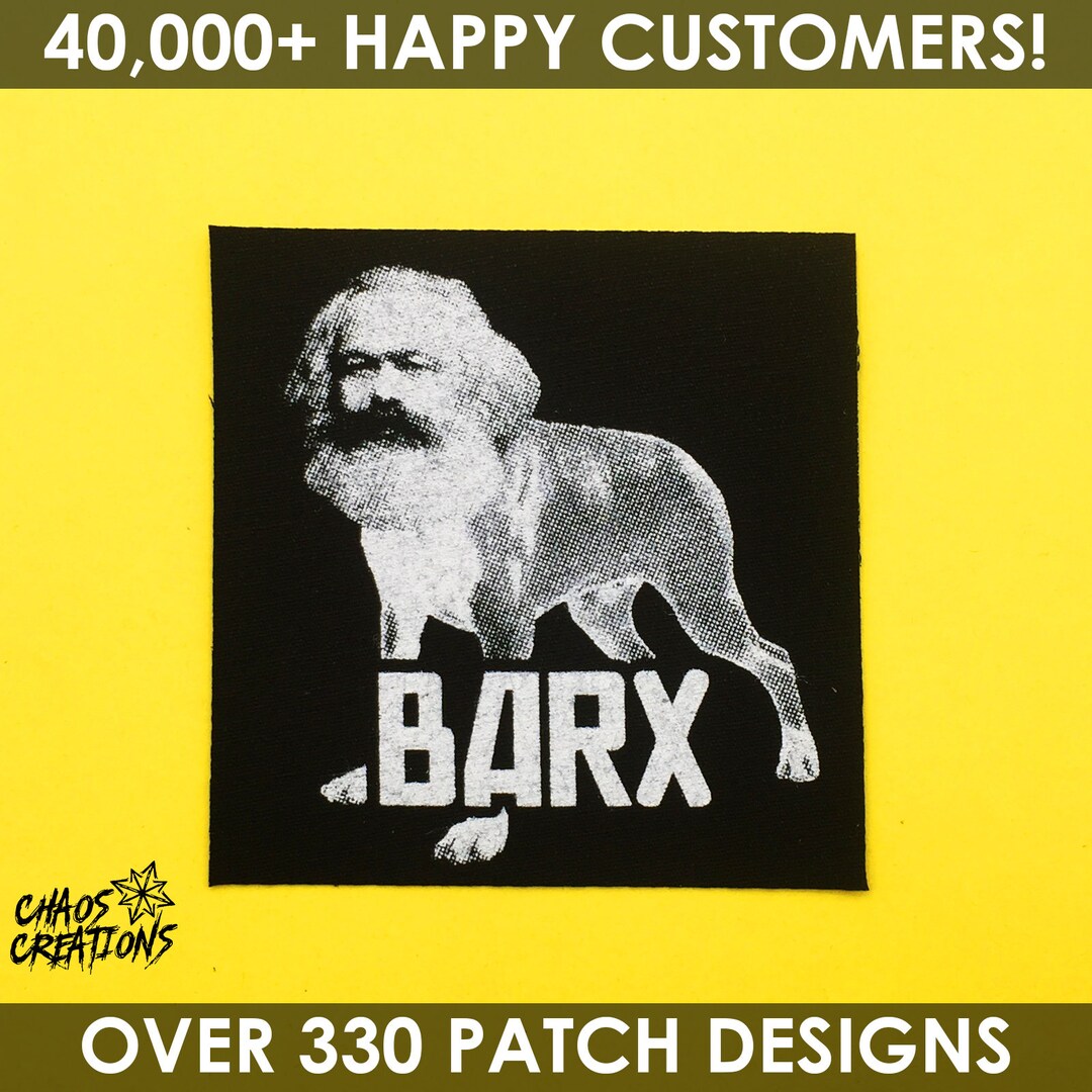 Karl Barx Sew on Patch 9x9cm - Etsy