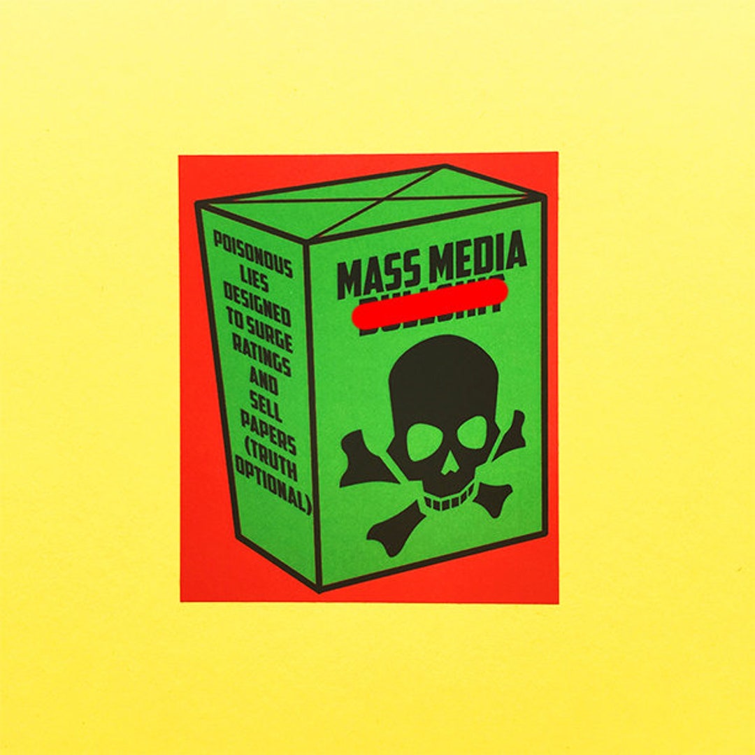 Sticker Pack Mass Media BS Laptop Stickers Journal Stickers Planner ...