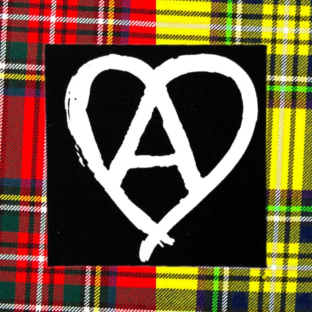 Punk Patch Anarchy A Heart Patches for Jackets Battle Jacket Punk Vest ...
