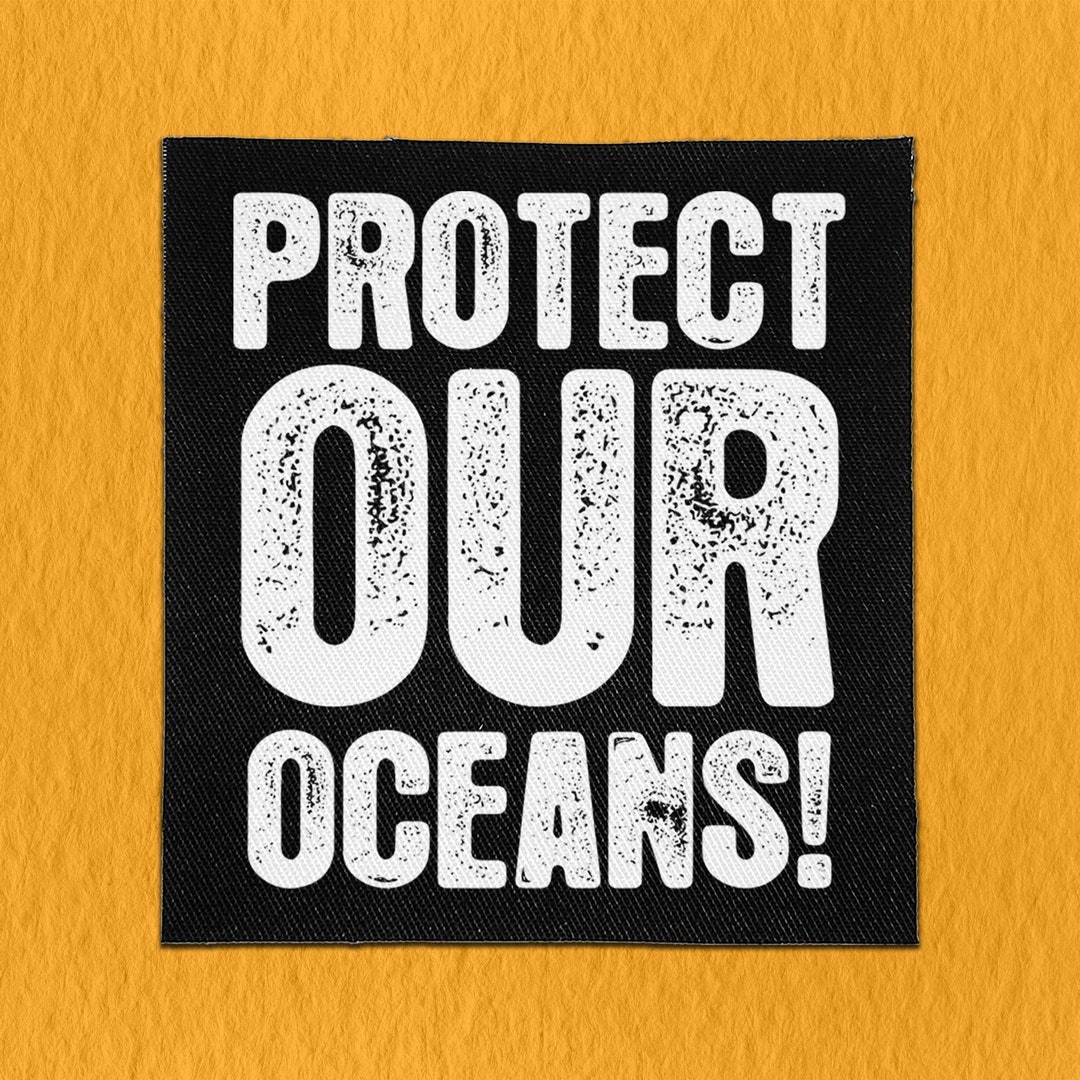 Punk Patch Protect Our Oceans Crust Punk Progressive Patches Battle ...