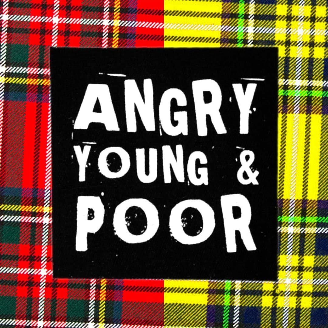 Punk Patch Angry Young & Poor Patches for Jackets Battle Jacket Punk ...