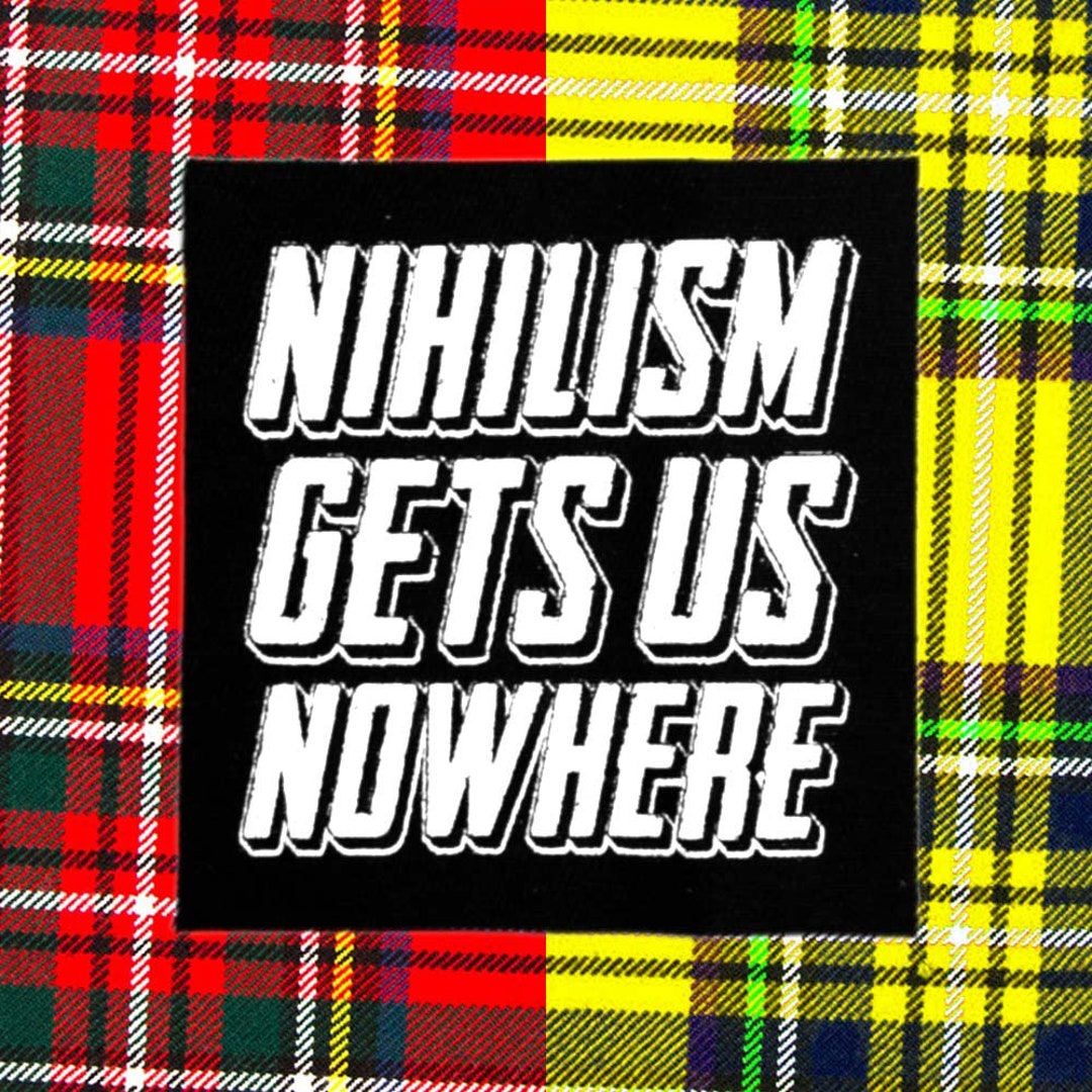 Punk Patch Nihilism Gets Us Nowhere Patches for Jackets Battle Jacket ...