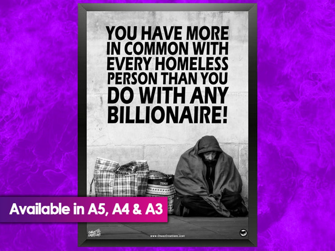 Art Print Homeless Social Justice Art Radical Art Print Protest Art ...