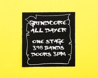 Punk Grindcore Patch - Etsy