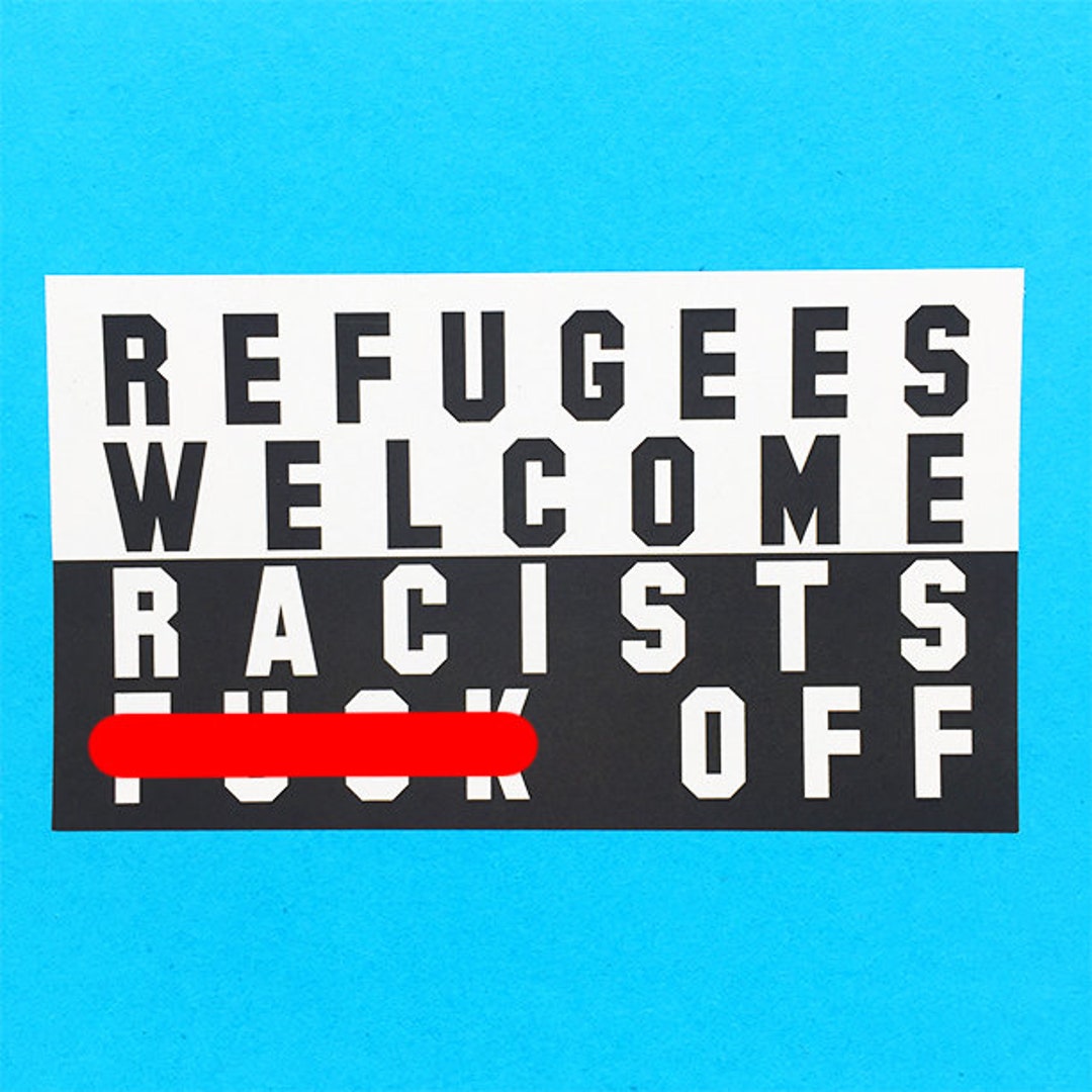Sticker Pack Refugees Welcome Laptop Stickers Journal Stickers Planner ...