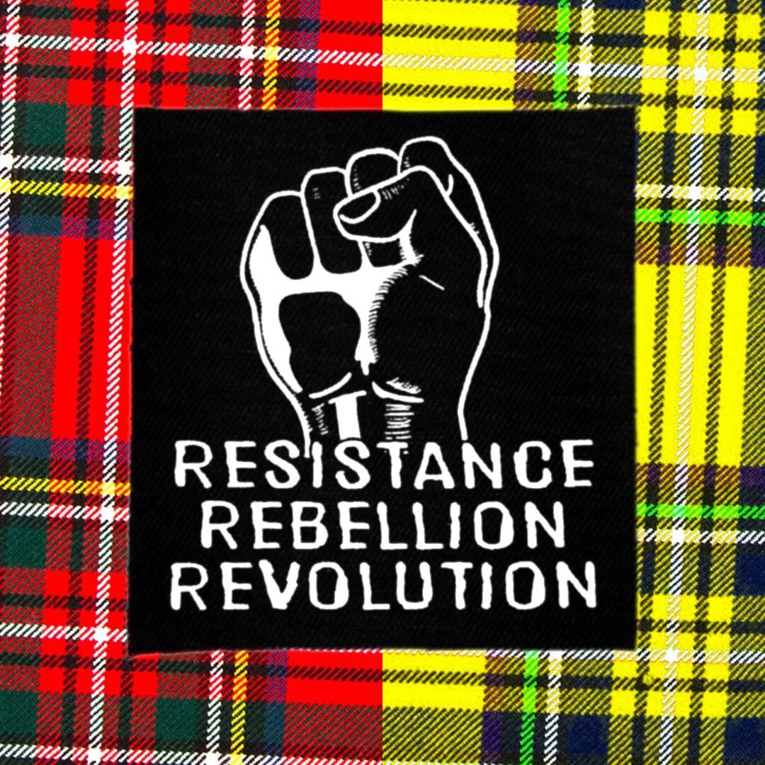 Punk Patch Resistance Rebellion Revolution Patches for Jackets Battle ...