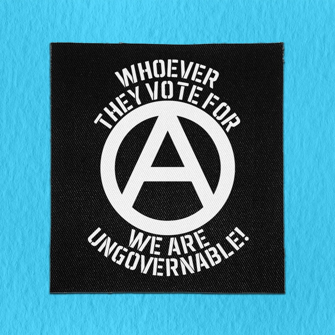 Sew on Patch Ungovernable Anarchist Patch Leftist Patch Radical Patch ...
