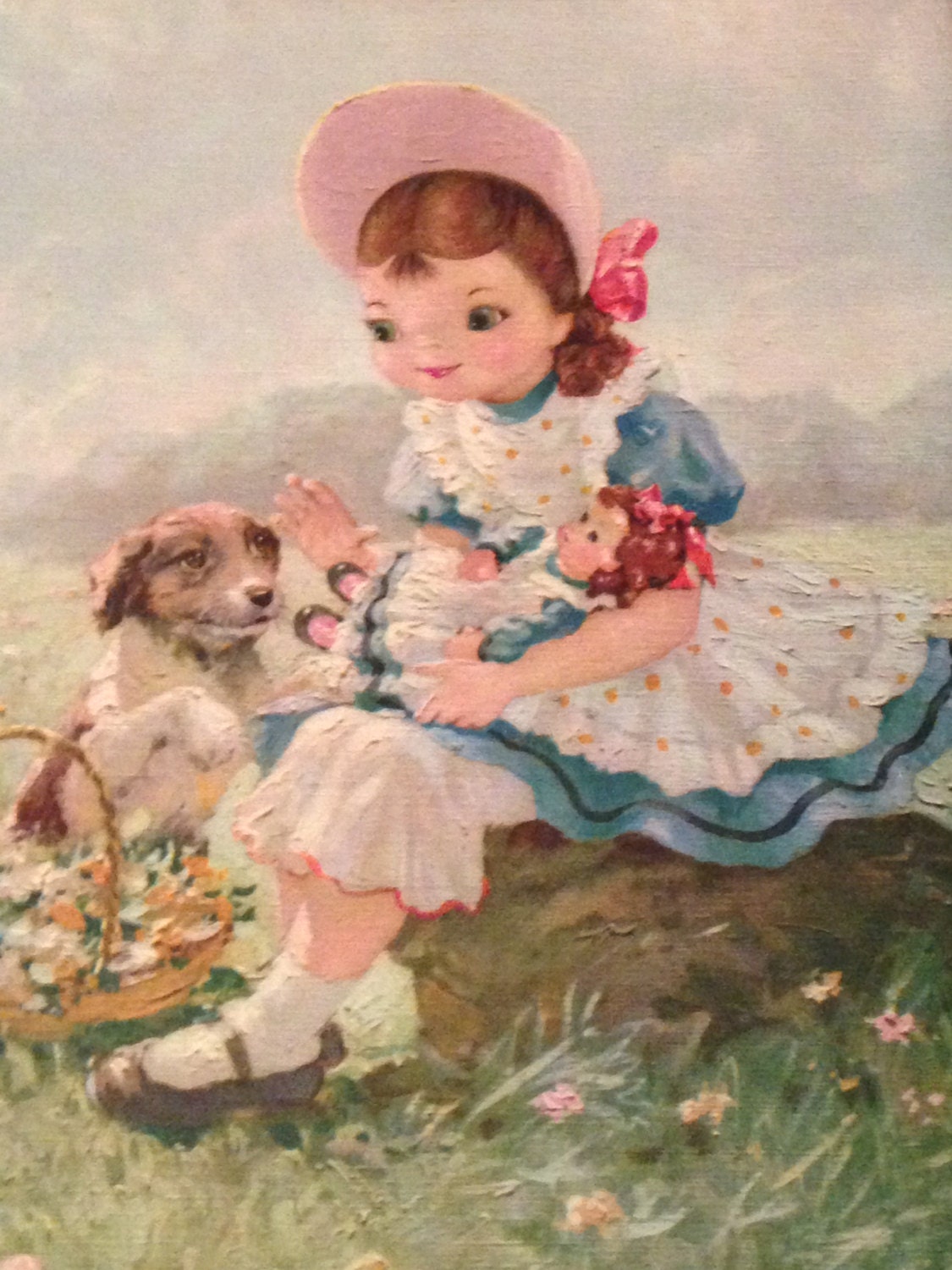 Rare Vintage August Albo Print 1 of 4 in Series play - Etsy