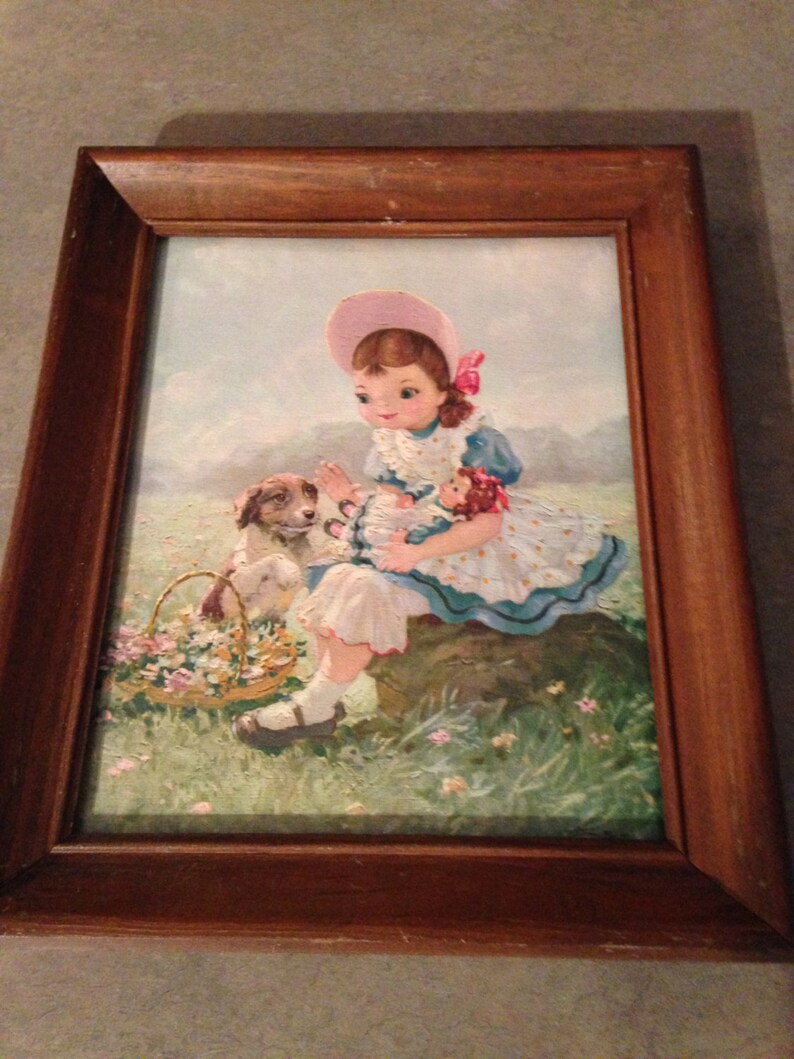 Rare Vintage August Albo Print 1 of 4 in Series play - Etsy