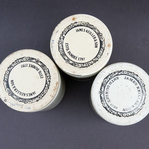 DUNDEE Vintage Marmalade Jars, Antique French Jam Jars Set of 3, Small ...