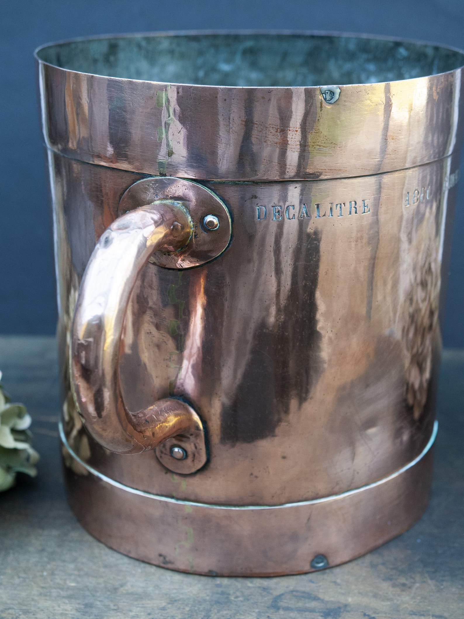 Décalitre en cuivre ancien Mesure à grains vintage 19e - Etsy France