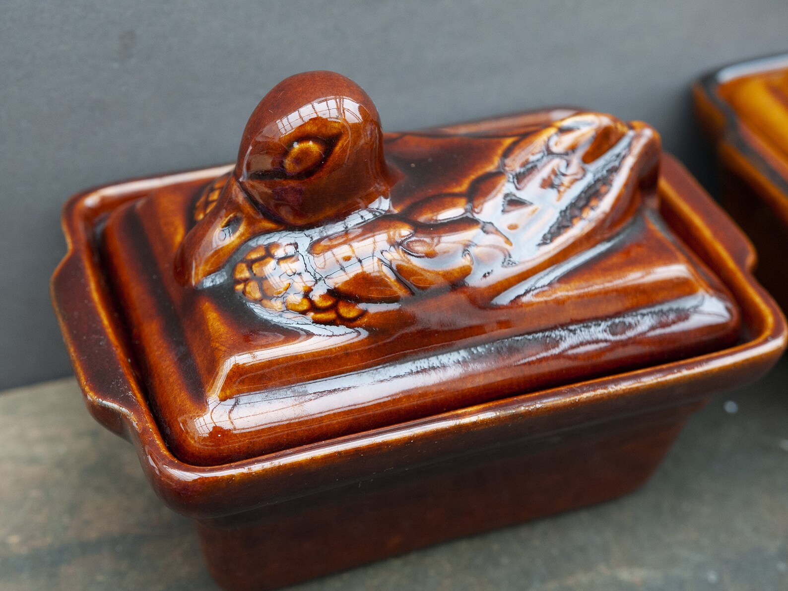 Antique French Duck Terrine Dish Ceramic Christmas Dinnerware - Etsy