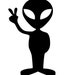 Alien Vinyl Decal - for Cars, Laptops, Sticker, Mirrors, Etc. - Etsy