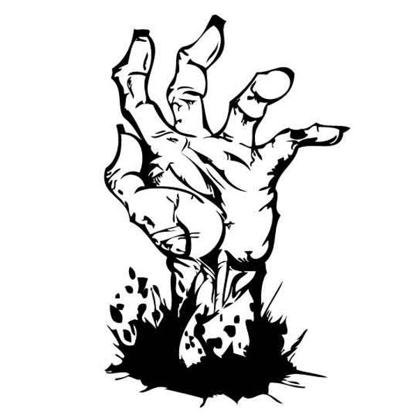 Zombie Car Decal - Etsy