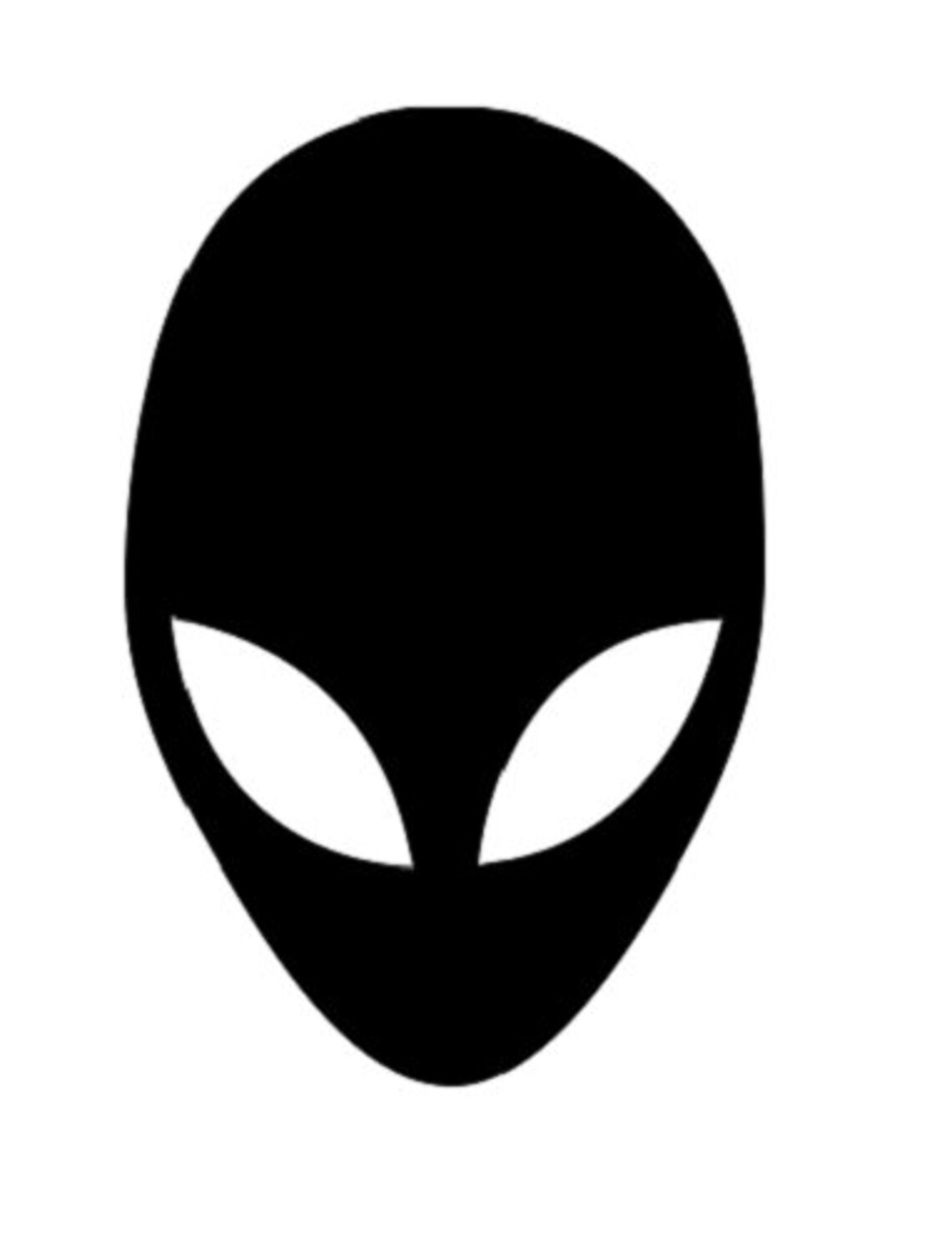 Alien Head Vinyl Decal for Cars Laptops Sticker Mirrors - Etsy