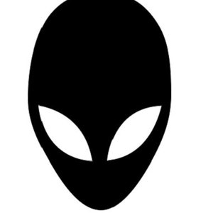 Alien Head Vinyl Decal - for Cars, Laptops, Sticker, Mirrors, Etc. - Etsy