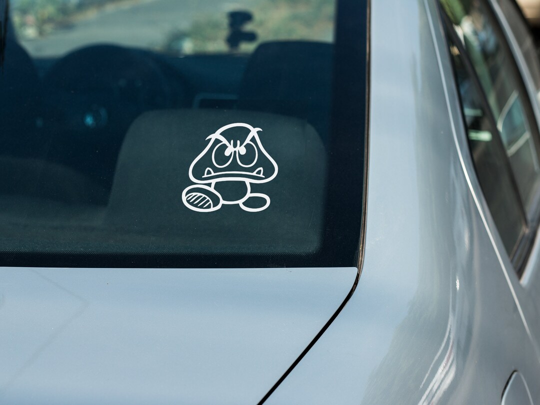 Goomba Super Mario Bros Nintendo Vinyl Decal - for Cars, Laptops ...