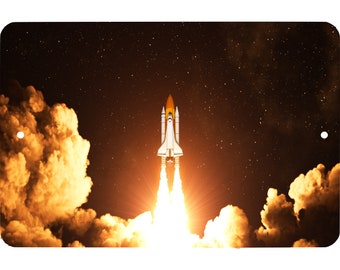 Space Shuttle Orbit Metal Sign Wall Decor Aluminum Door | Etsy