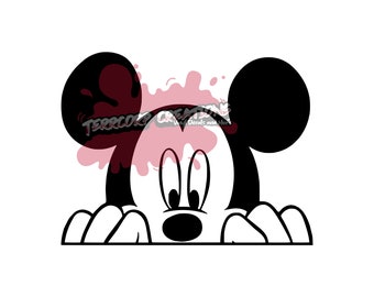 Disney Mickey Mouse Vinyl Decal for Cars Laptops Sticker | Etsy