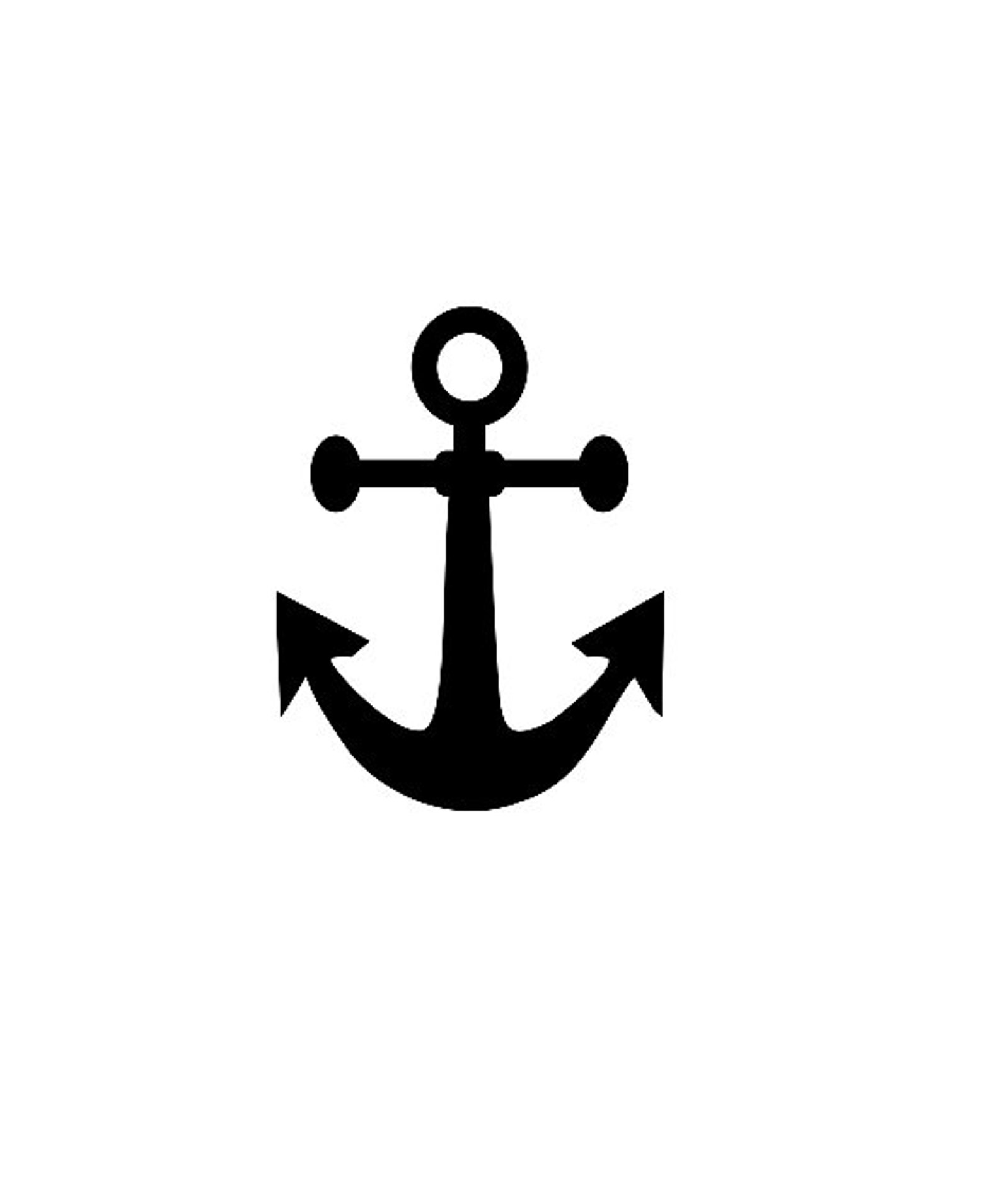 Anchor Vinyl Decal - for Cars, Laptops, Sticker, Mirrors, Etc. - Etsy