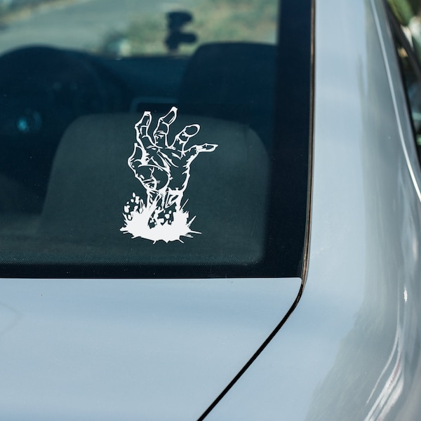 Zombie Car Decal - Etsy