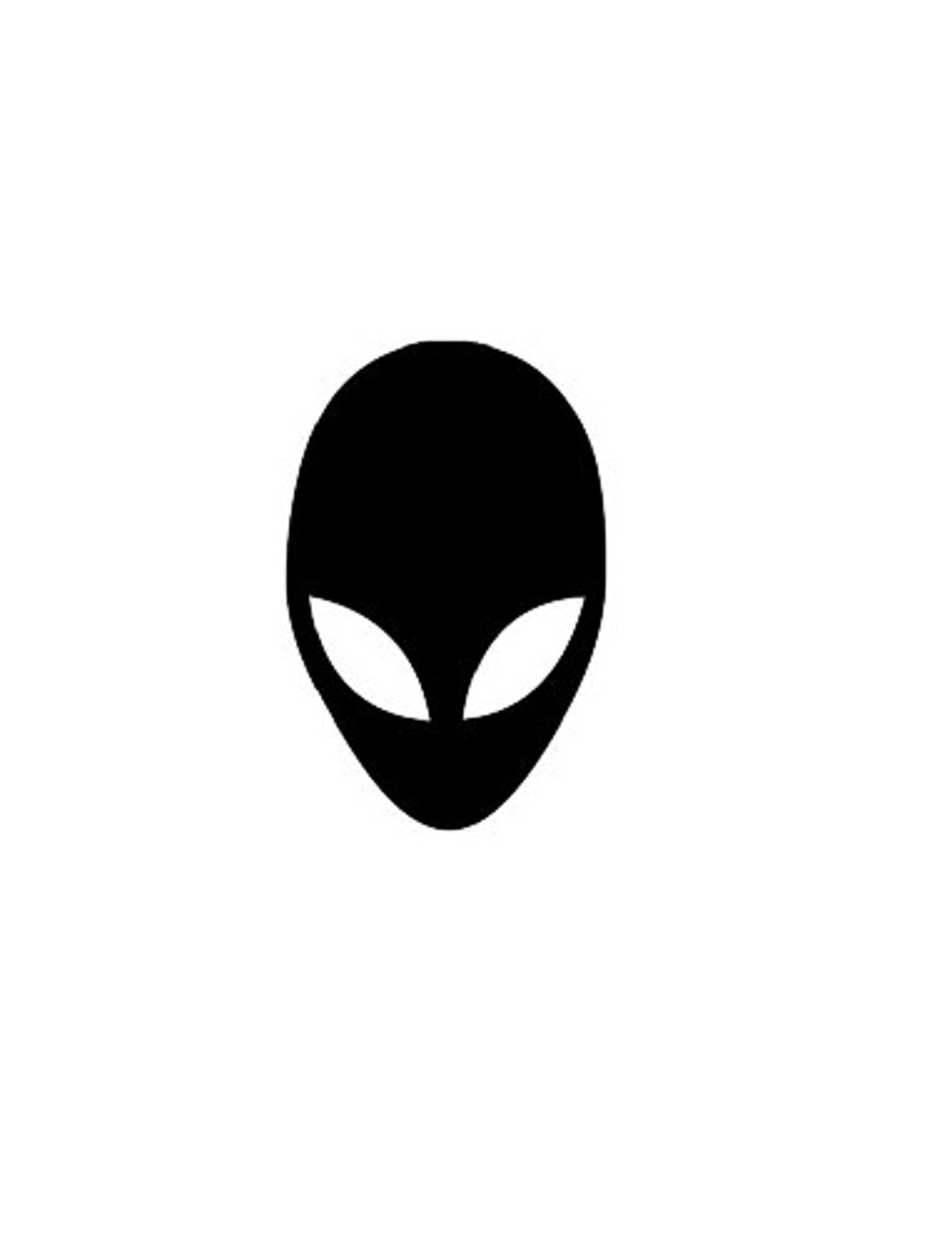 Alien Head Vinyl Decal for Cars Laptops Sticker Mirrors - Etsy