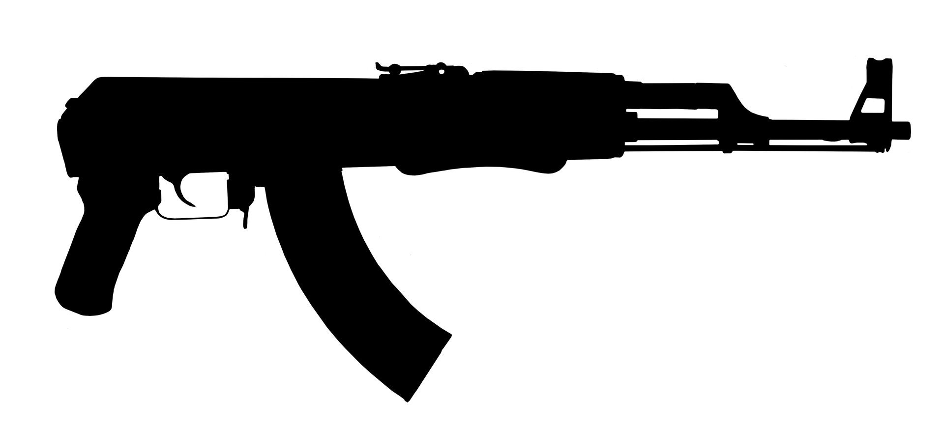 AK 47 Vinyl Decal for Cars Laptops Sticker Mirrors Etc. - Etsy