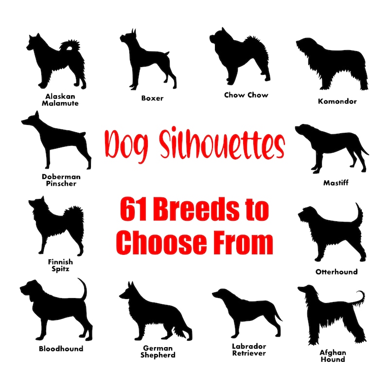 Dog Breed Decal - Etsy