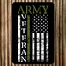 Custom Army Veteran Flag Metal Room Sign Military America USA Aluminum ...