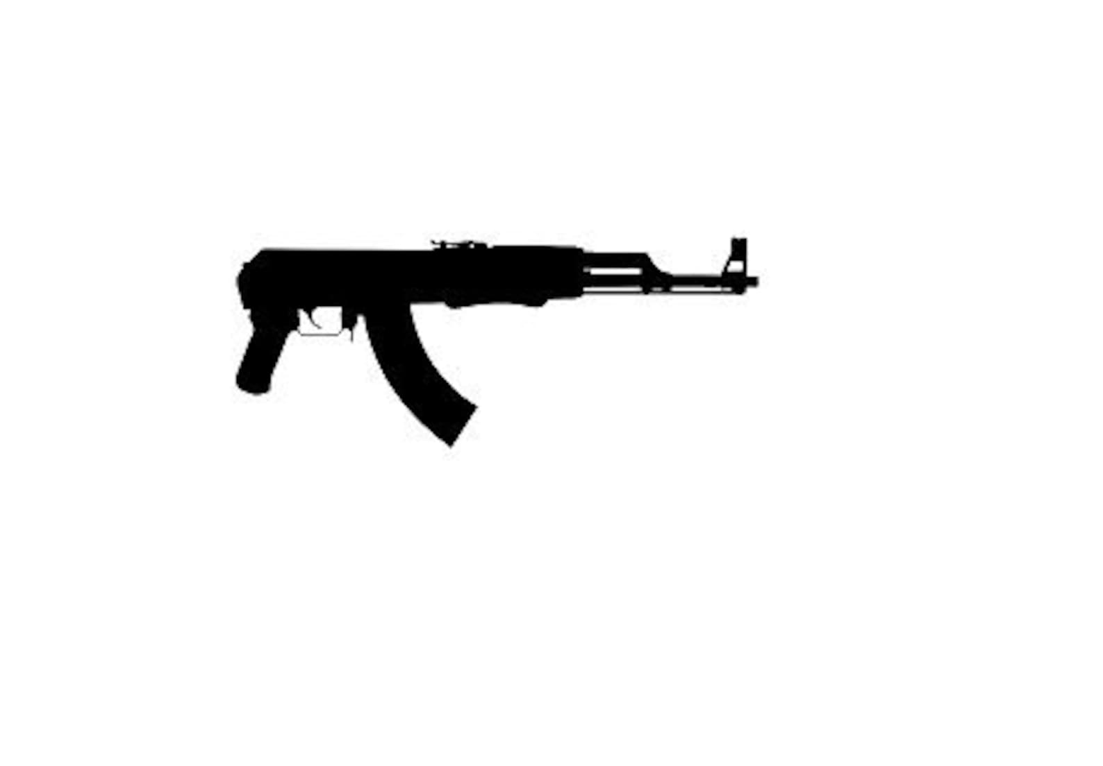 AK 47 Vinyl Decal for Cars Laptops Sticker Mirrors Etc. - Etsy