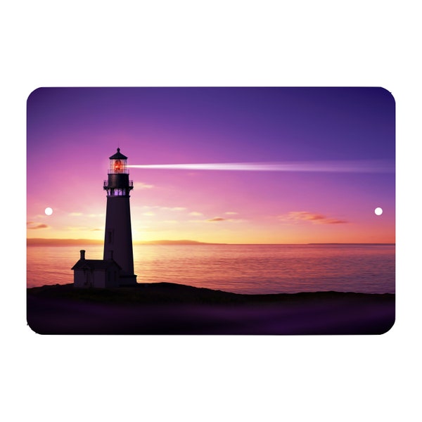 Lighthouse at Night - Etsy