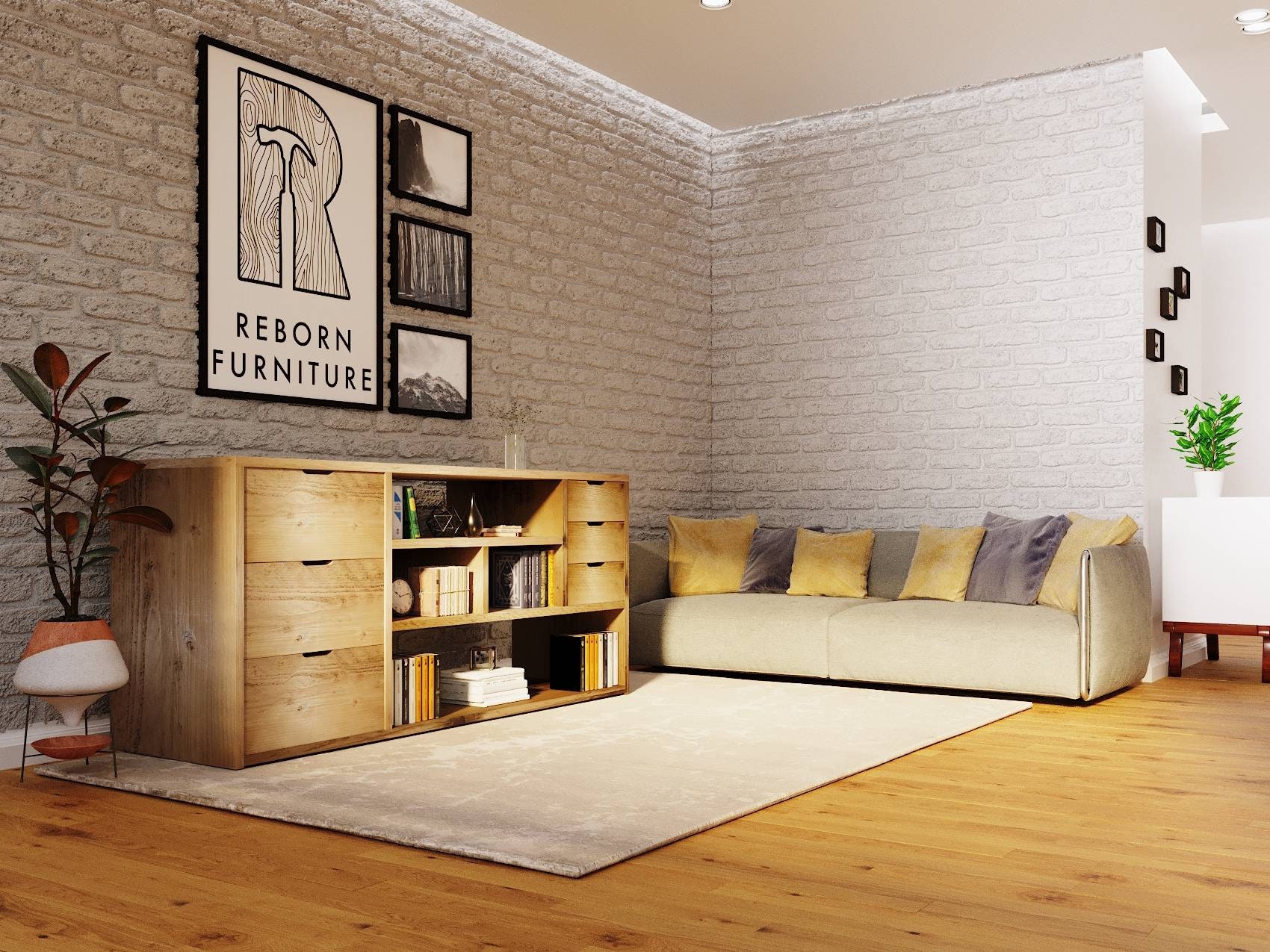 Bookcase Media Unit Made From Reclaimed Wood Drawers - Etsy UK