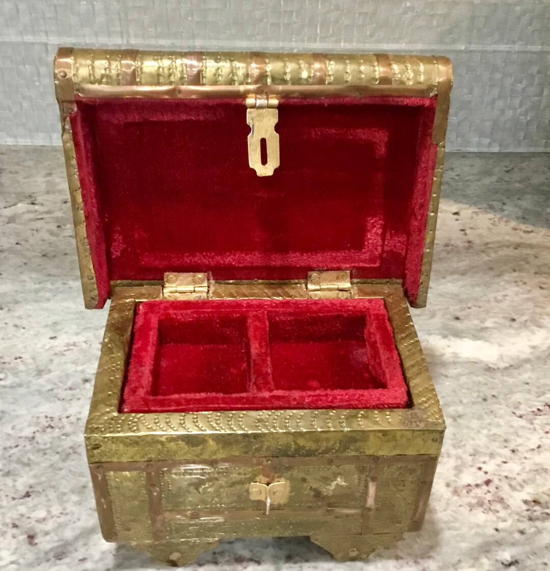 Vintage Moroccan Jewelry Box, Vintage Jewelry Box, Jewellery Box - Etsy