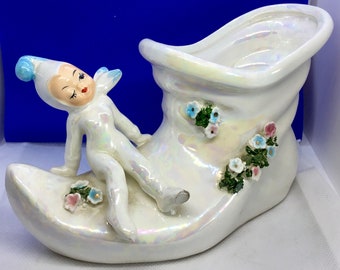 Lefton Pixie Planter | Etsy